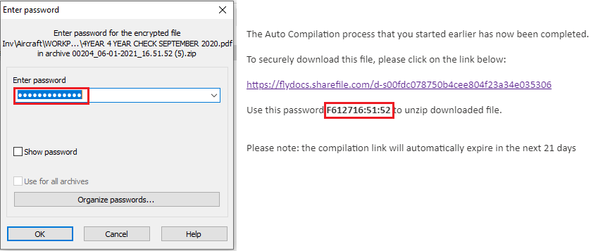 How do I manage to download the documents from the Compilation link?